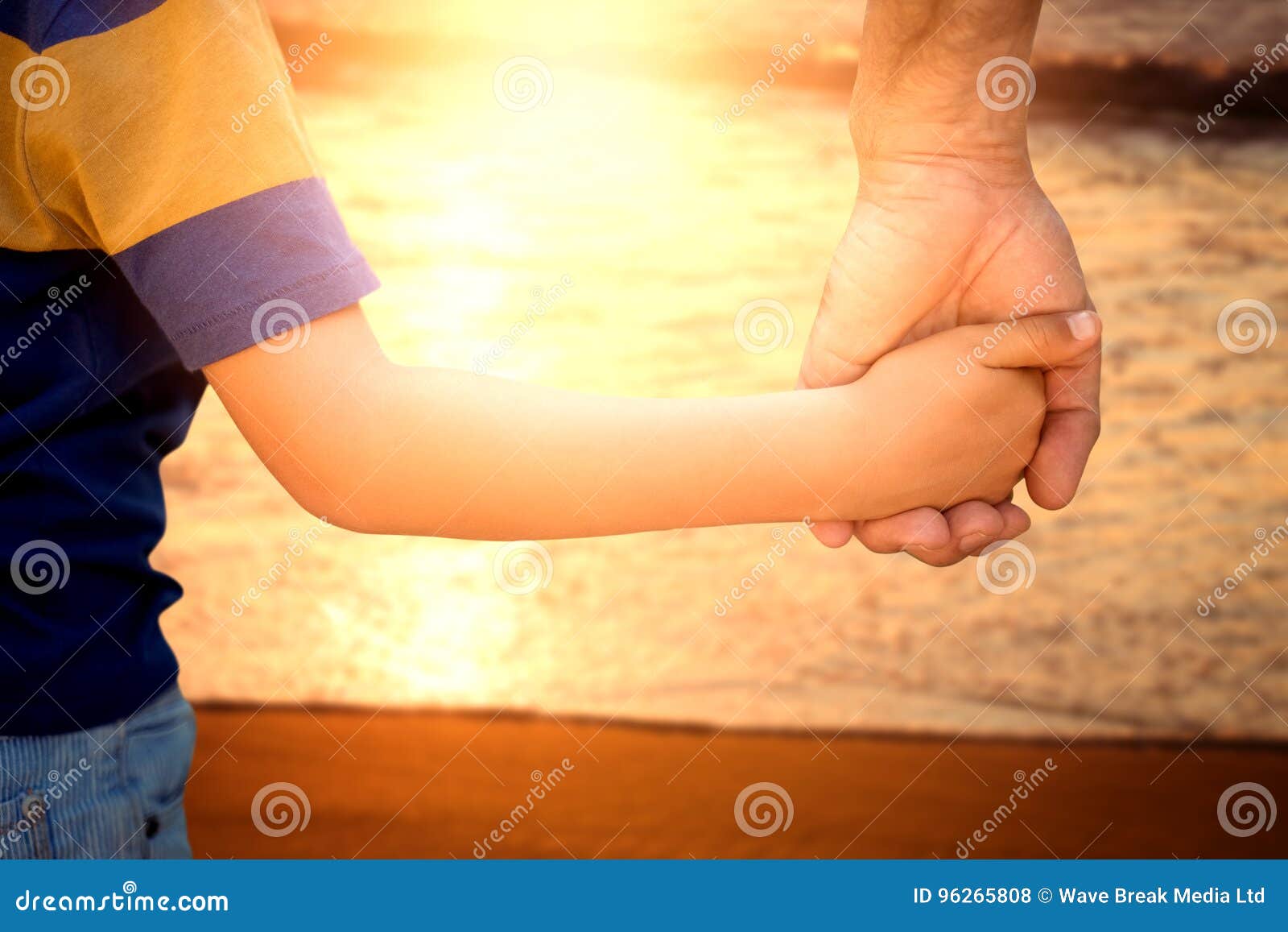 Parent and Child Holding Hands Stock Photo - Image of copy, girls: 96265808