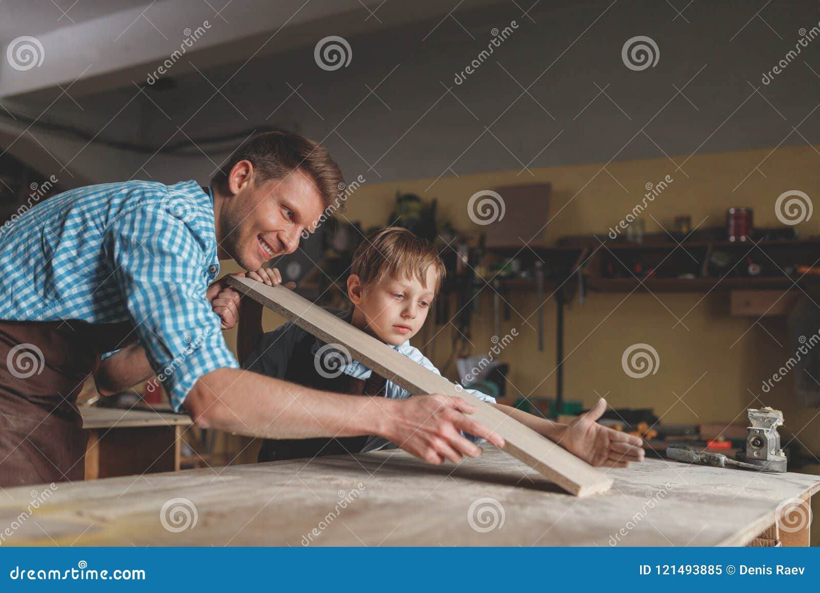 Parent and child at work stock image. Image of master - 121493885