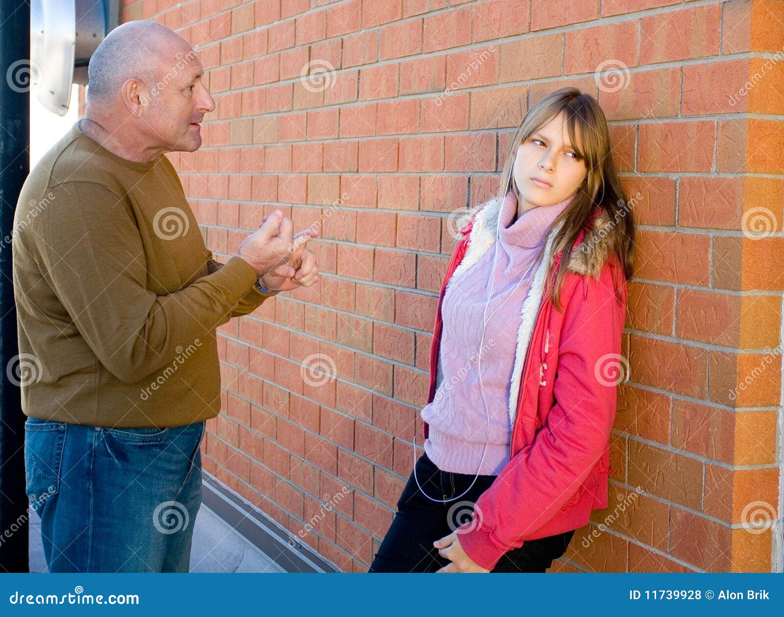 Parent Conversation with Child Stock Photo - Image of people, aged ...