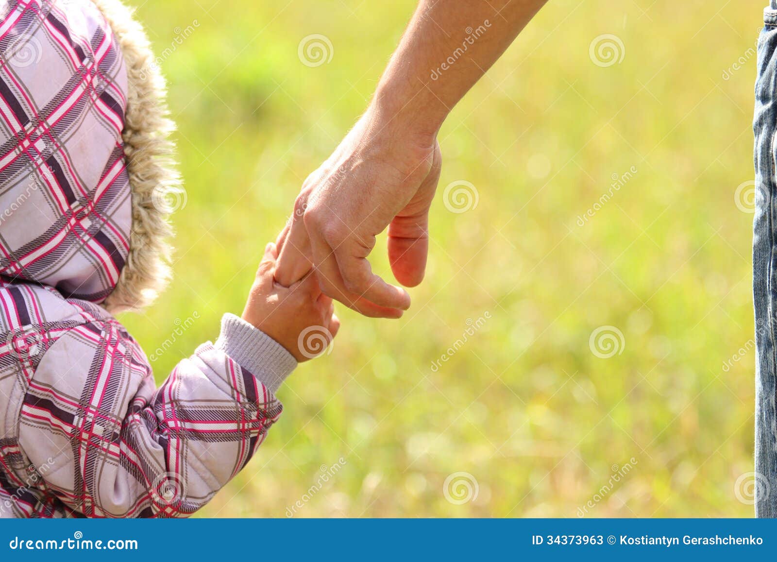 Parent Holds the Hand of a Small Child Stock Image - Image of hand ...