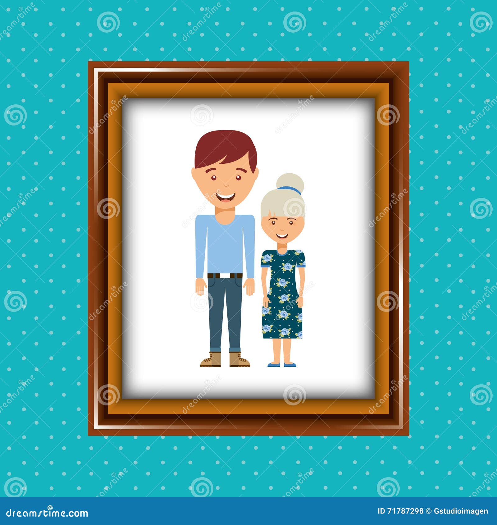 Parent picture design stock illustration. Illustration of family - 71787298