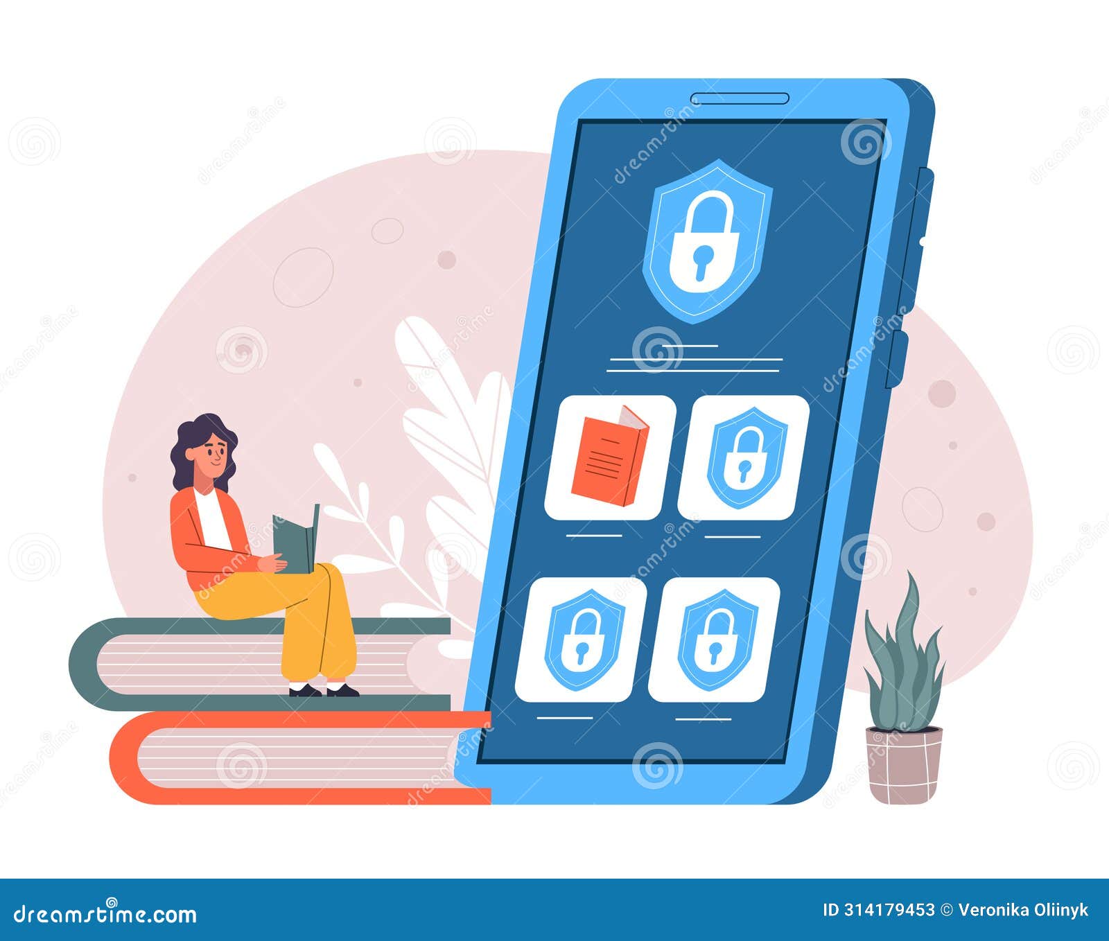 Parent Software Control, Restrict Content and Limit Time Stock Vector ...