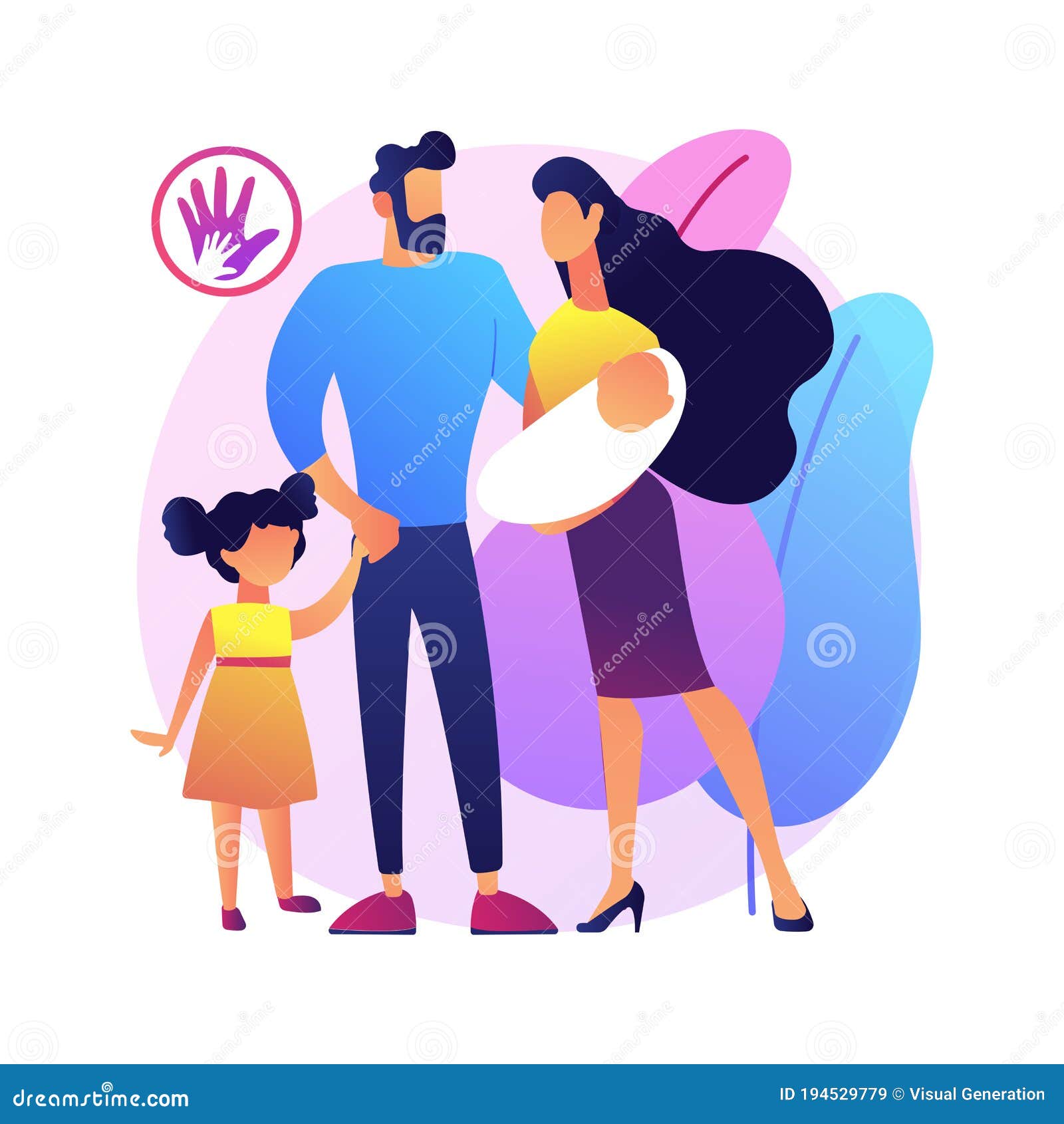 Parental Responsibility, Single Parent, Guardianship Concept With Tiny ...