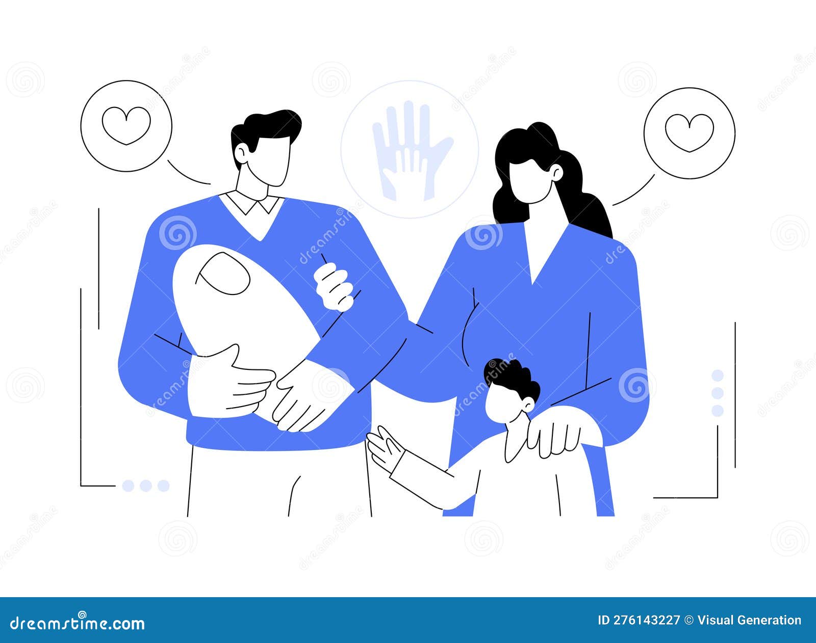 Parental Responsibility, Single Parent, Guardianship Concept With Tiny ...