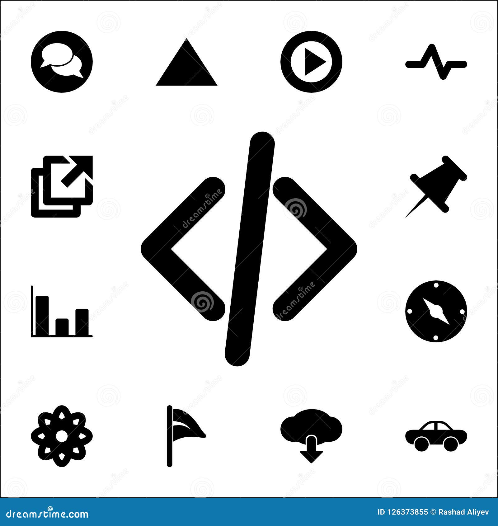 Parentheses and Oblique Icon. Web Icons Universal Set for Web and ...