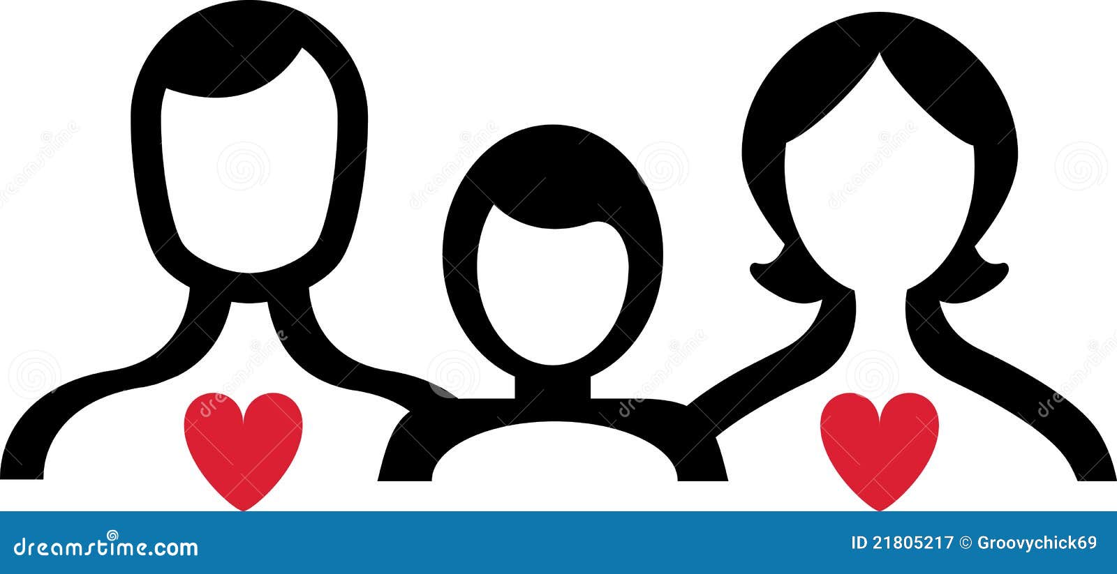 Parenthood stock vector. Illustration of childhood, symbolic - 21805217