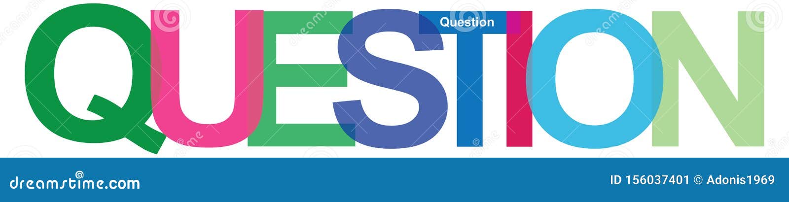 Colorful question on white stock illustration. Illustration of object ...