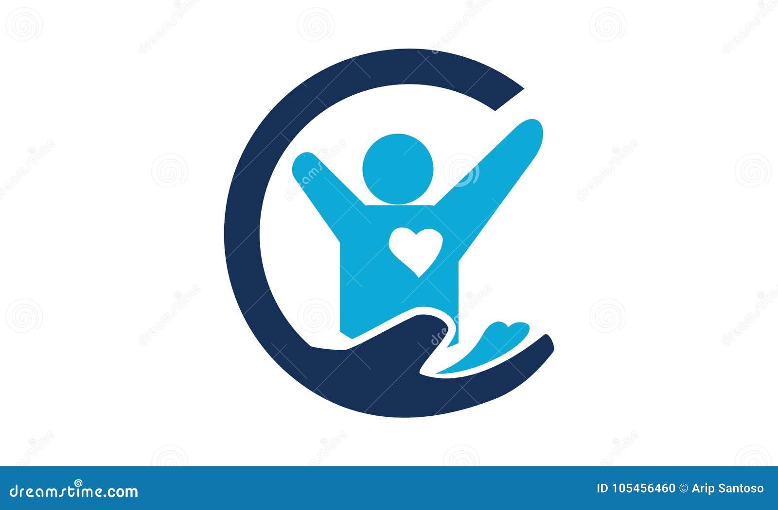 Parenting Care Logo Design Template Stock Vector - Illustration of ...