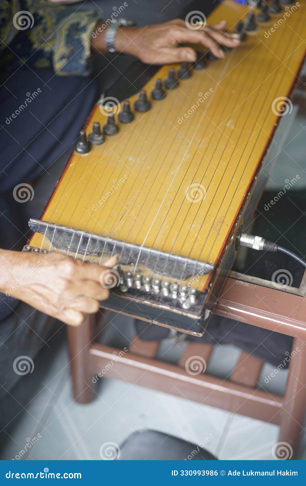 Parents Adjust Kecapi. on the Table Stock Photo - Image of vintage ...