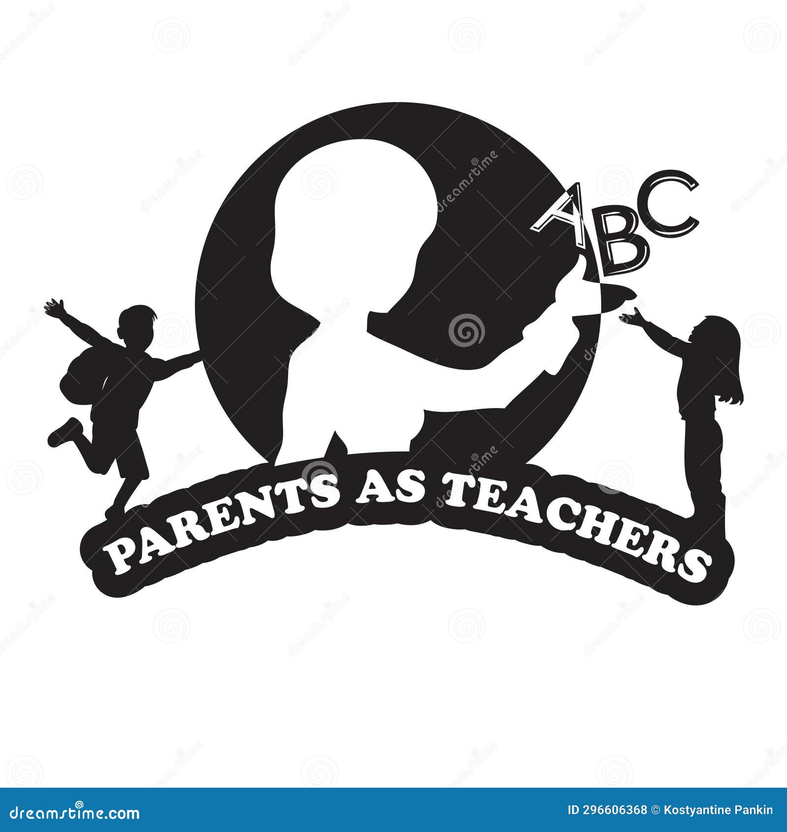 Parents as Teachers stock illustration. Illustration of clipart - 296606368