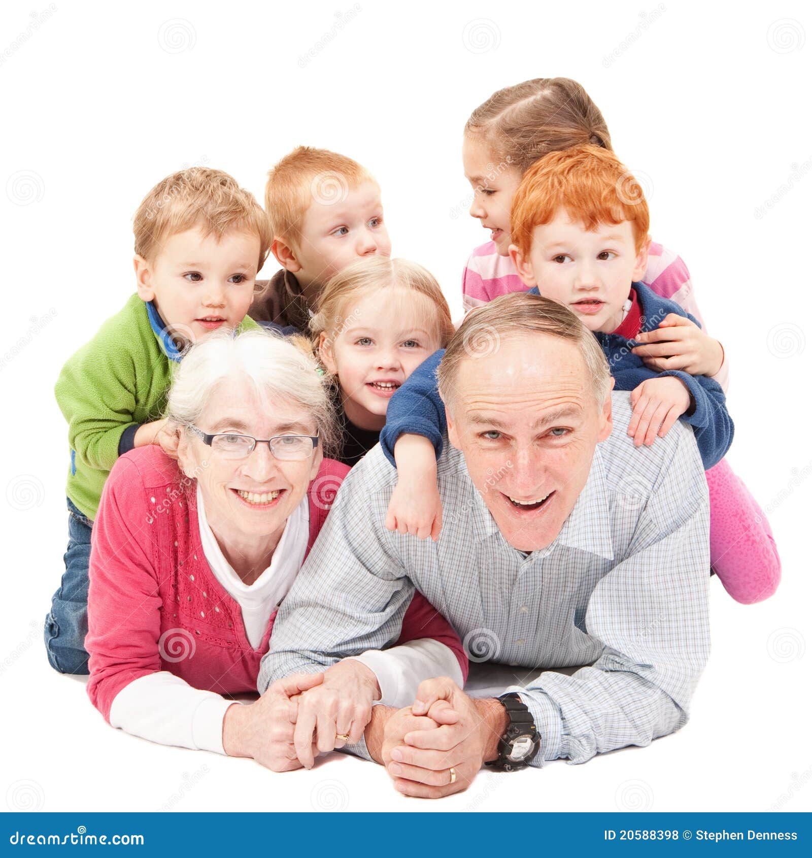Parents avec des enfants photo stock. Image du bonheur - 20588398