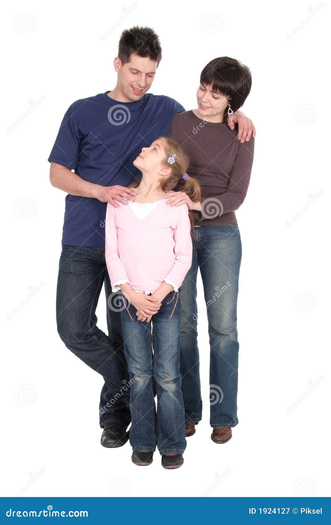 Parents avec le descendant image stock. Image du ensemble - 1924127