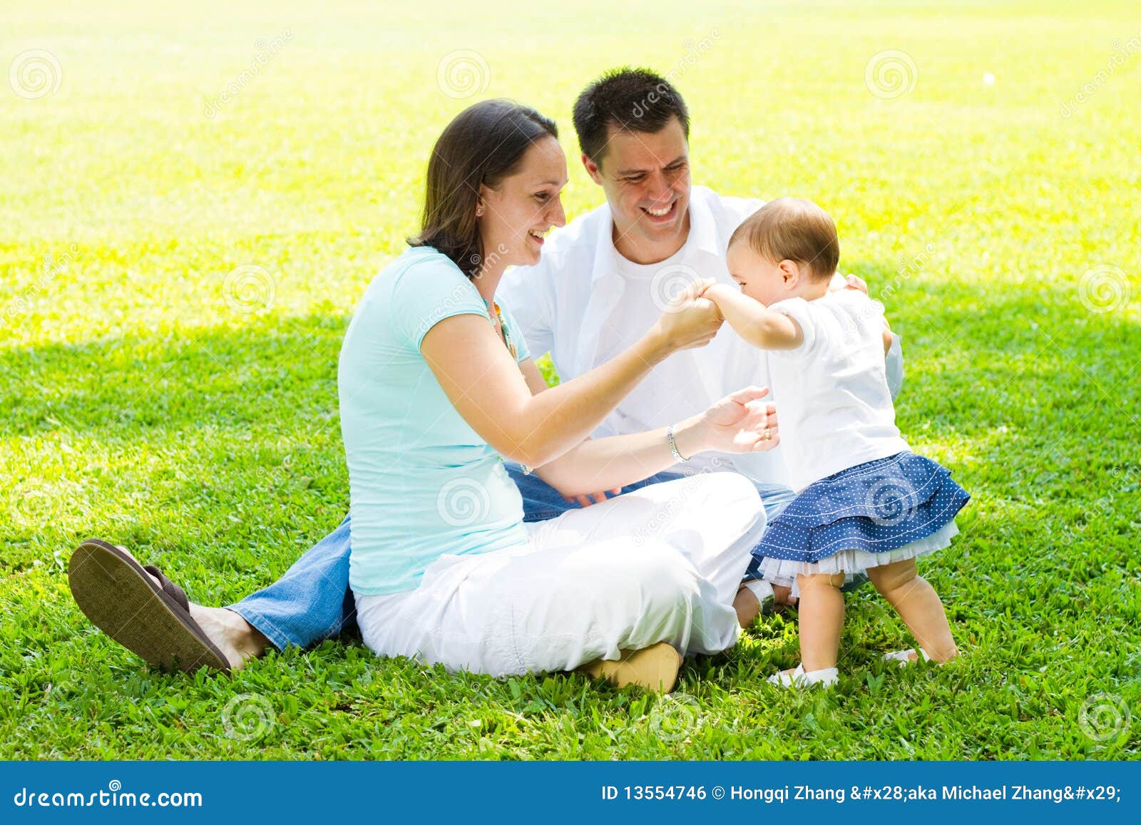 Parents and child stock photo. Image of beautiful, baby - 13554746
