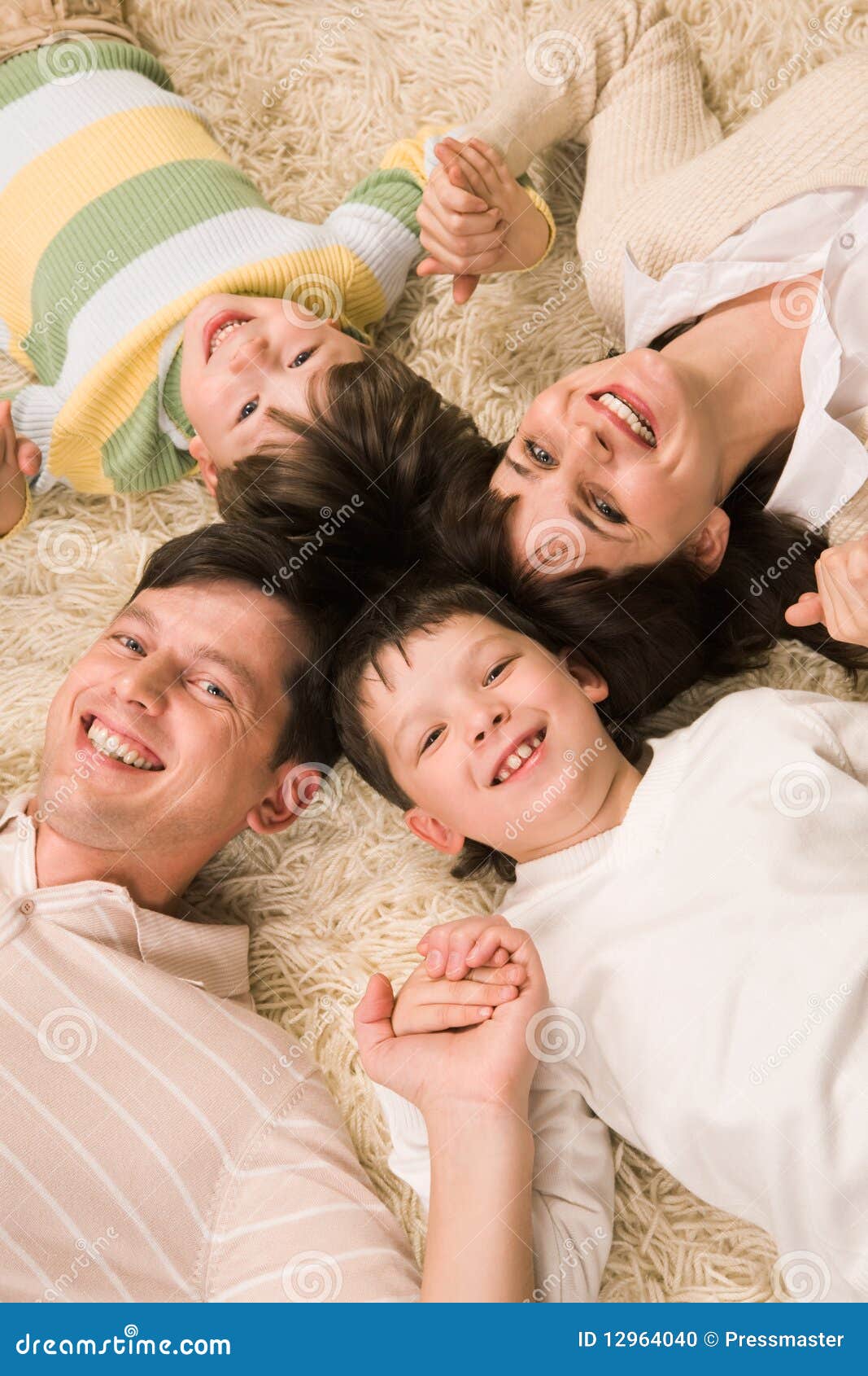 Parents and children stock photo. Image of caucasian - 12964040