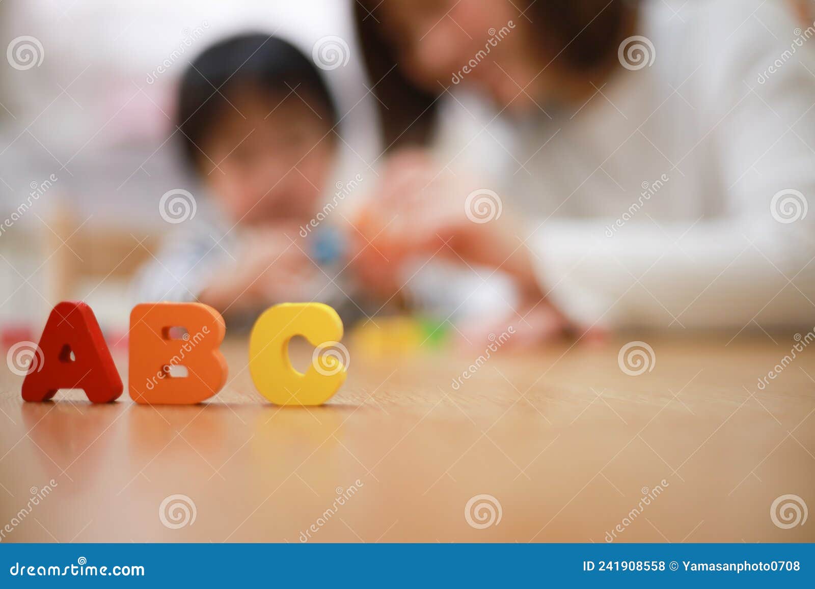 Parents and Children Studying English Stock Photo - Image of language ...