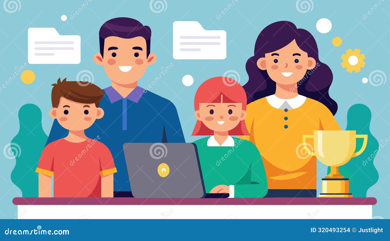 Parents Looking on Proudly As Their Children Showcase Their Coding ...