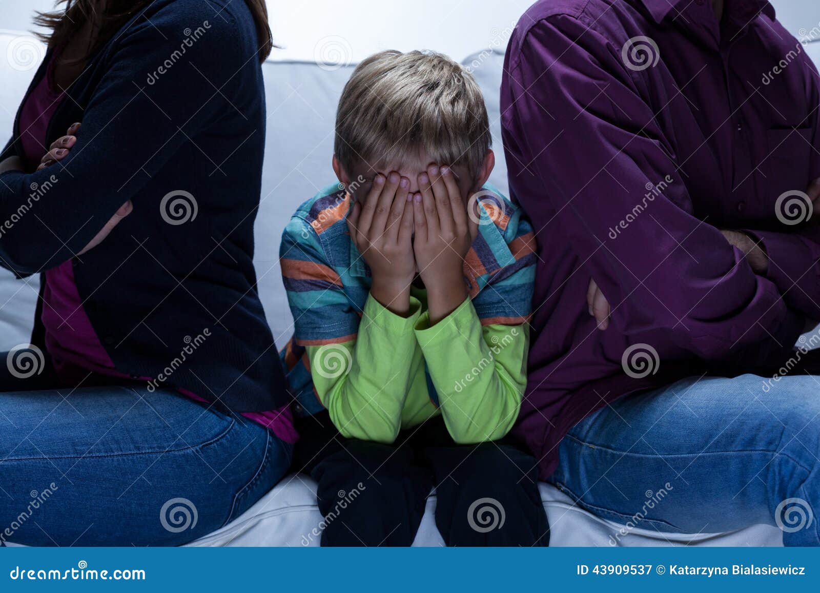 Parents with Problems and Child Stock Image - Image of parent ...