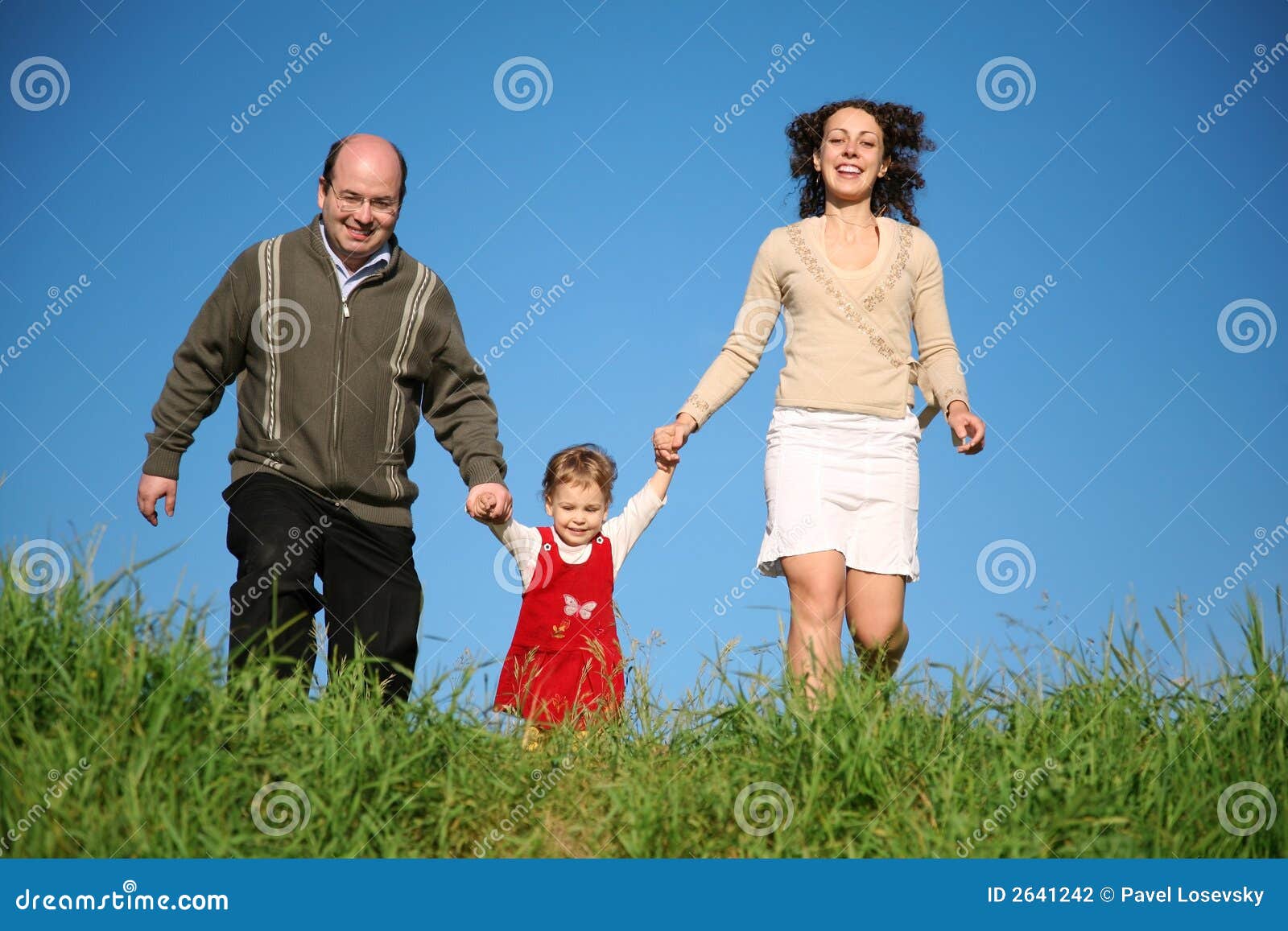 Parents running stock photo. Image of life, glasses, females - 2641242