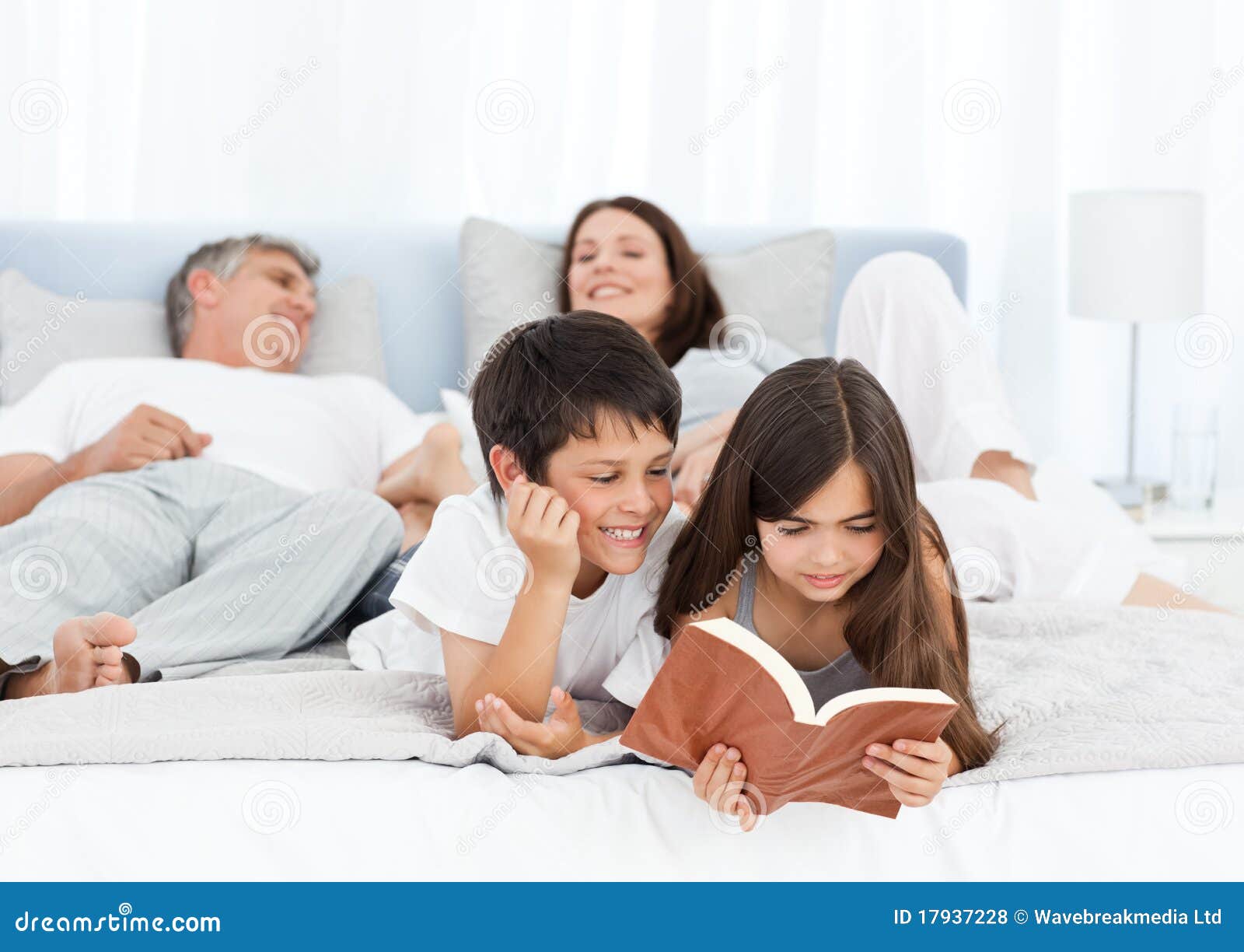 Talking With Parents. Happy Little Girl Kid Outside Near Her House ...