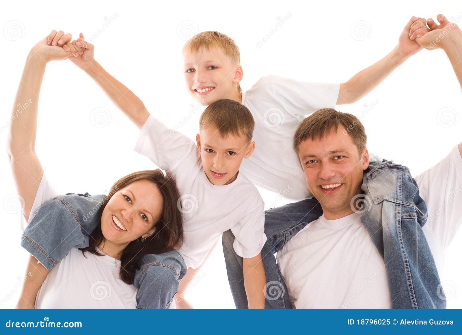 Parents with Their Children Stock Image - Image of people, couple: 18796025