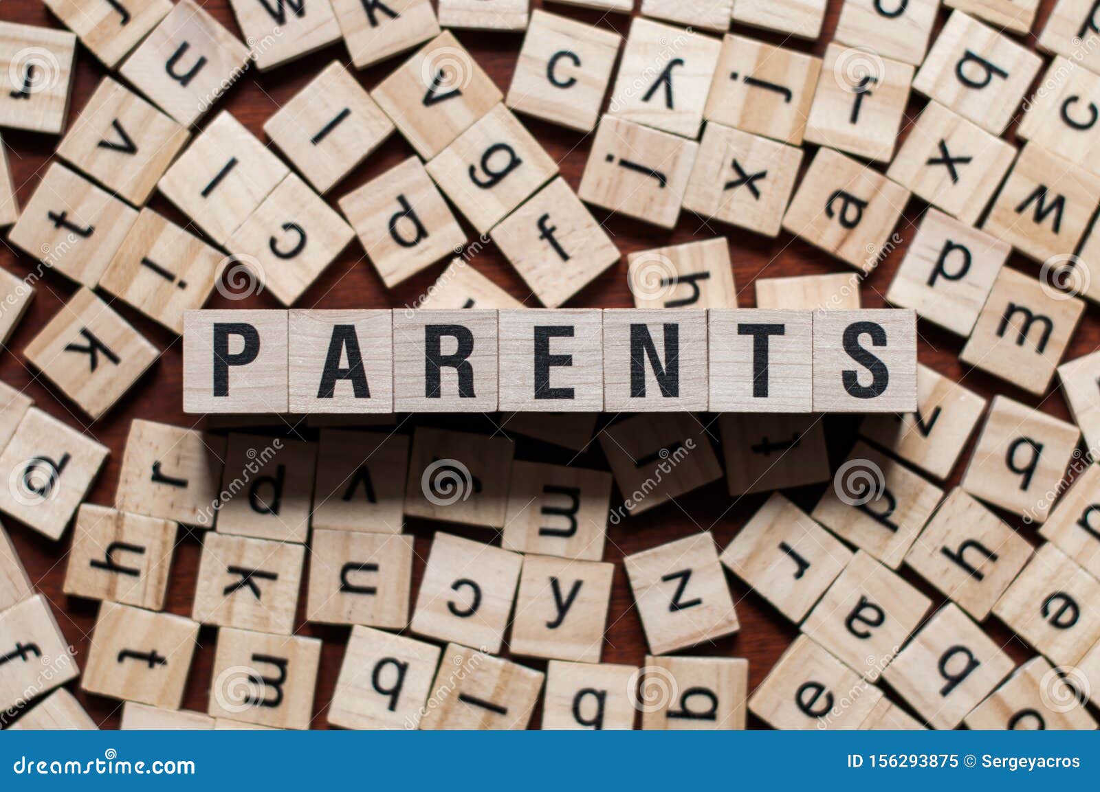 Parents word concept stock image. Image of family, cloud - 156293875