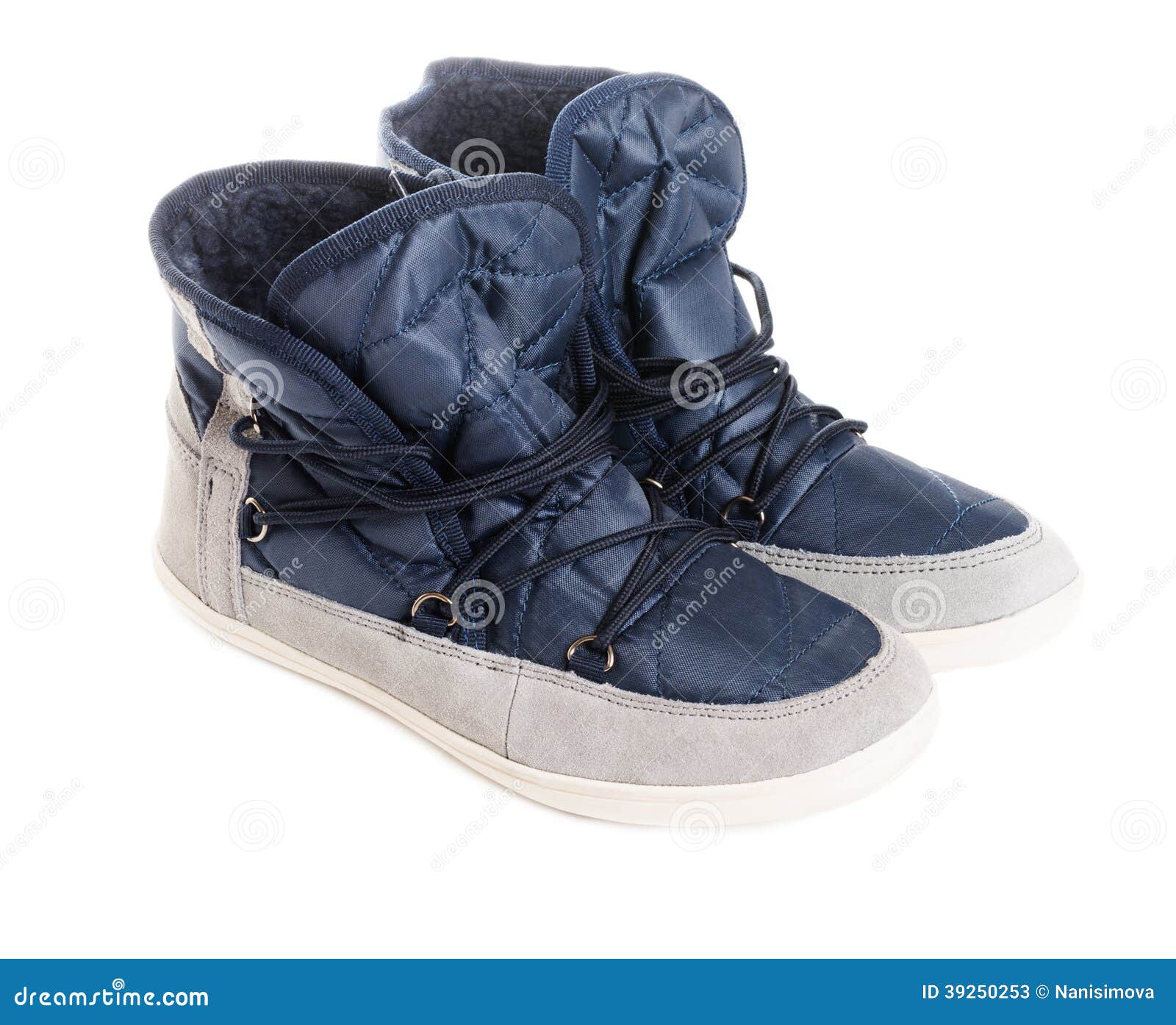 Pares de botas de la mujer imagen de archivo. Imagen de azul - 39250253