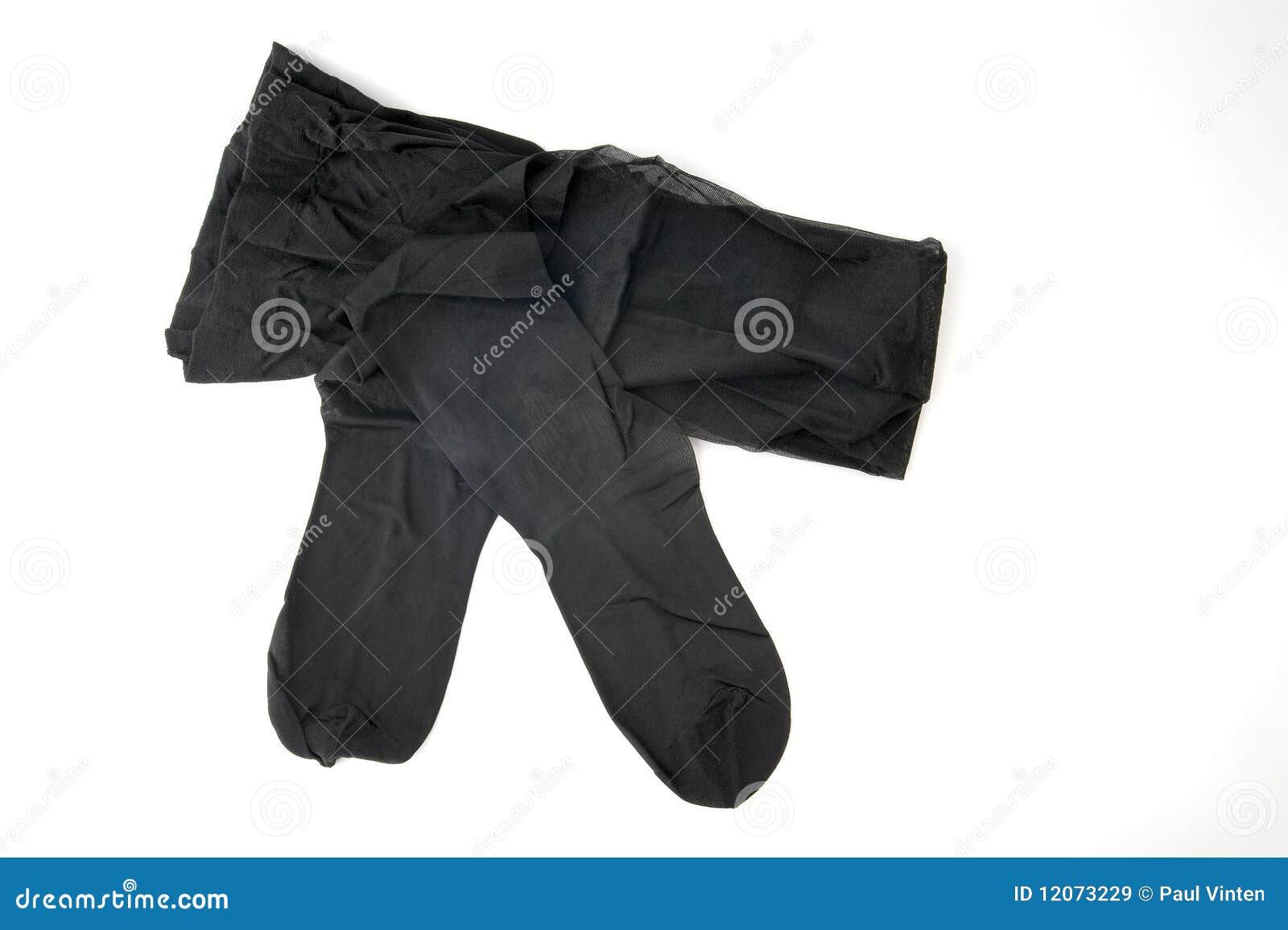 Pares de pantyhose negro imagen de archivo. Imagen de nilones - 12073229