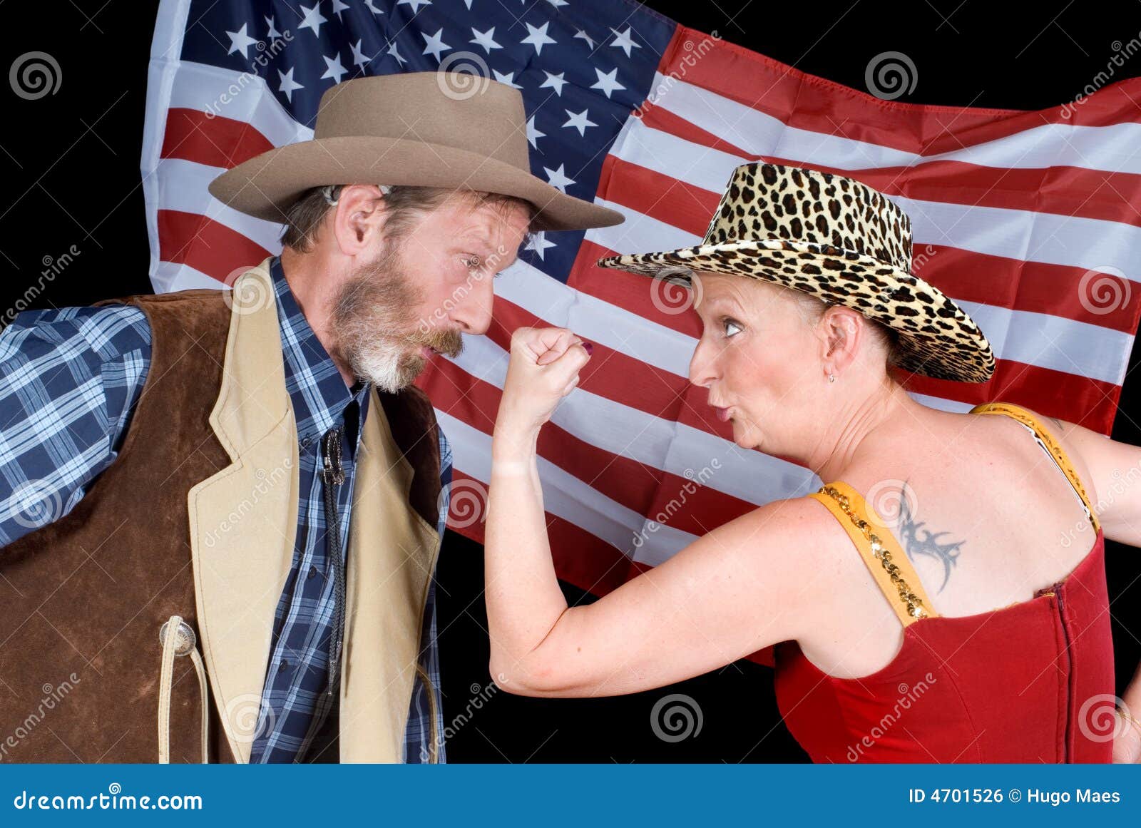 Pares de pelea del vaquero foto de archivo. Imagen de america - 4701526