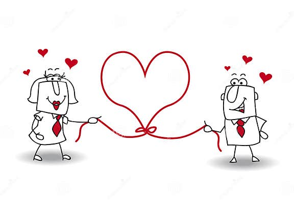 Pares perfectos ilustración del vector. Ilustración de concepto - 91974001