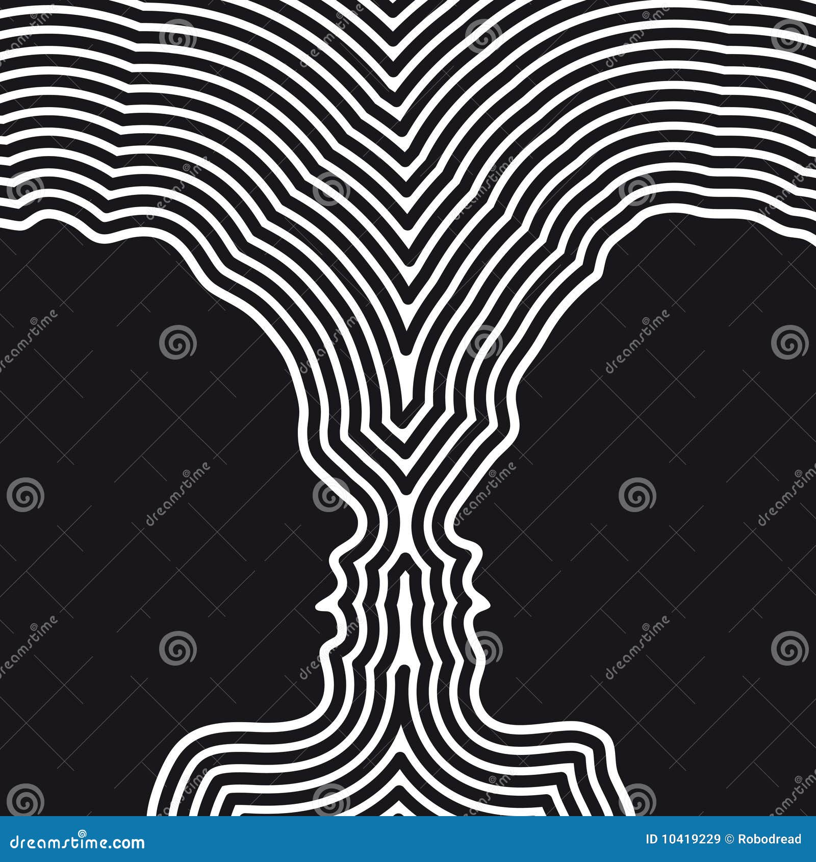 Pares (vector) ilustración del vector. Ilustración de besos - 10419229