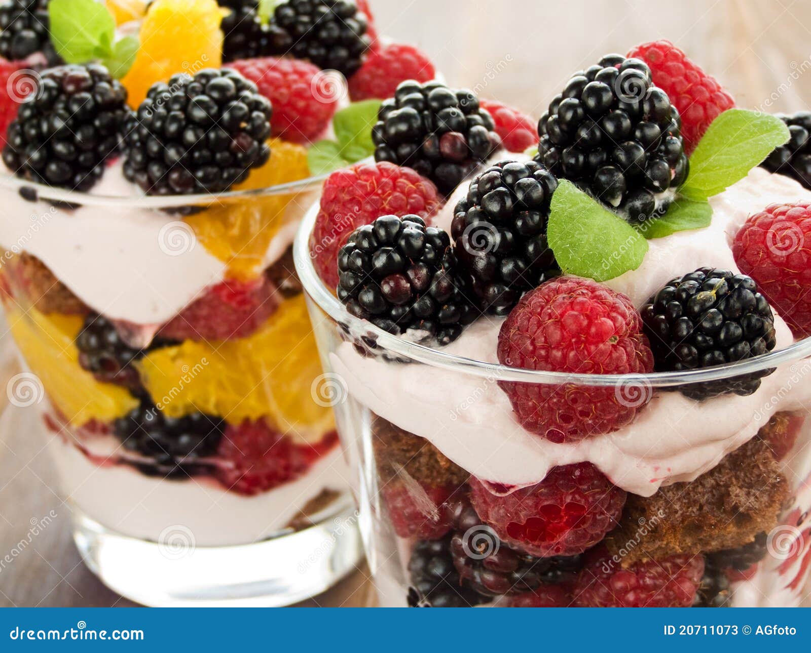 Parfait stock image. Image of brown, breakfast, closeup - 20711073