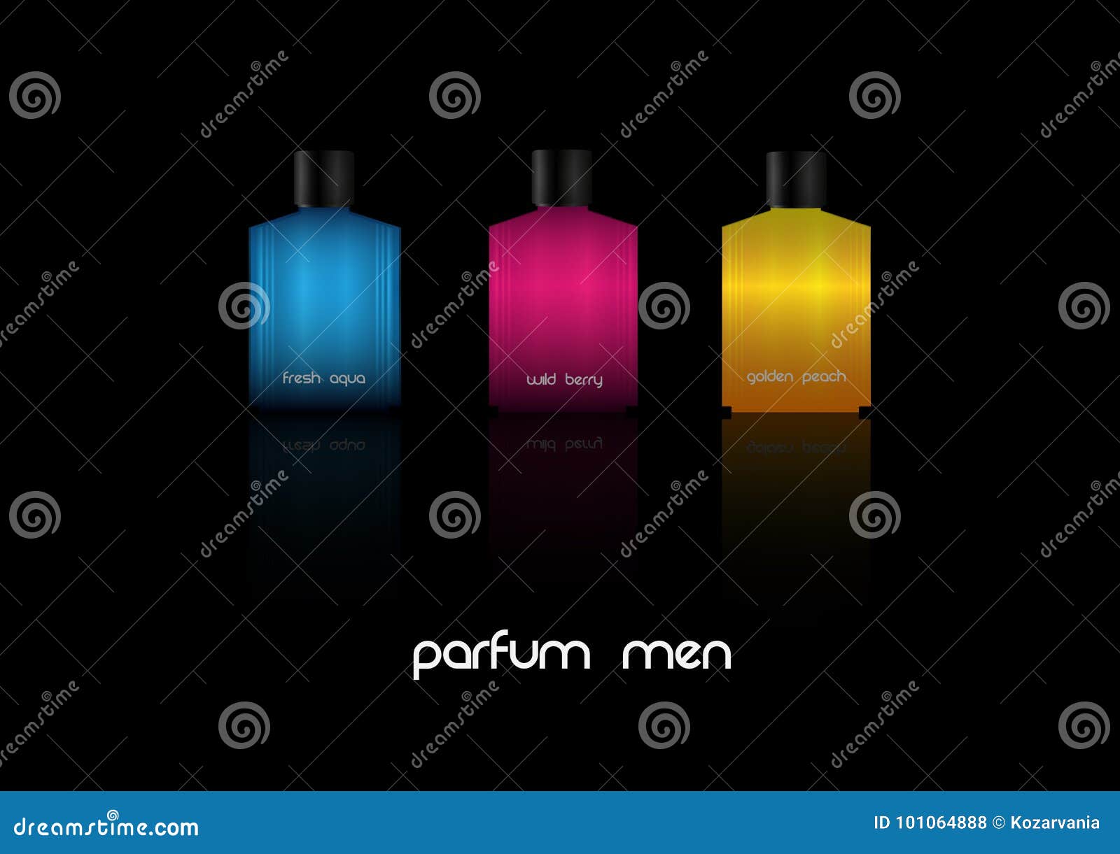Parfum men stock vector. Illustration of glass, glamour - 101064888