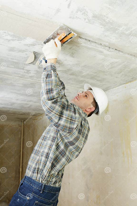 Pargeting stock image. Image of working, repairing, equipment - 10188347