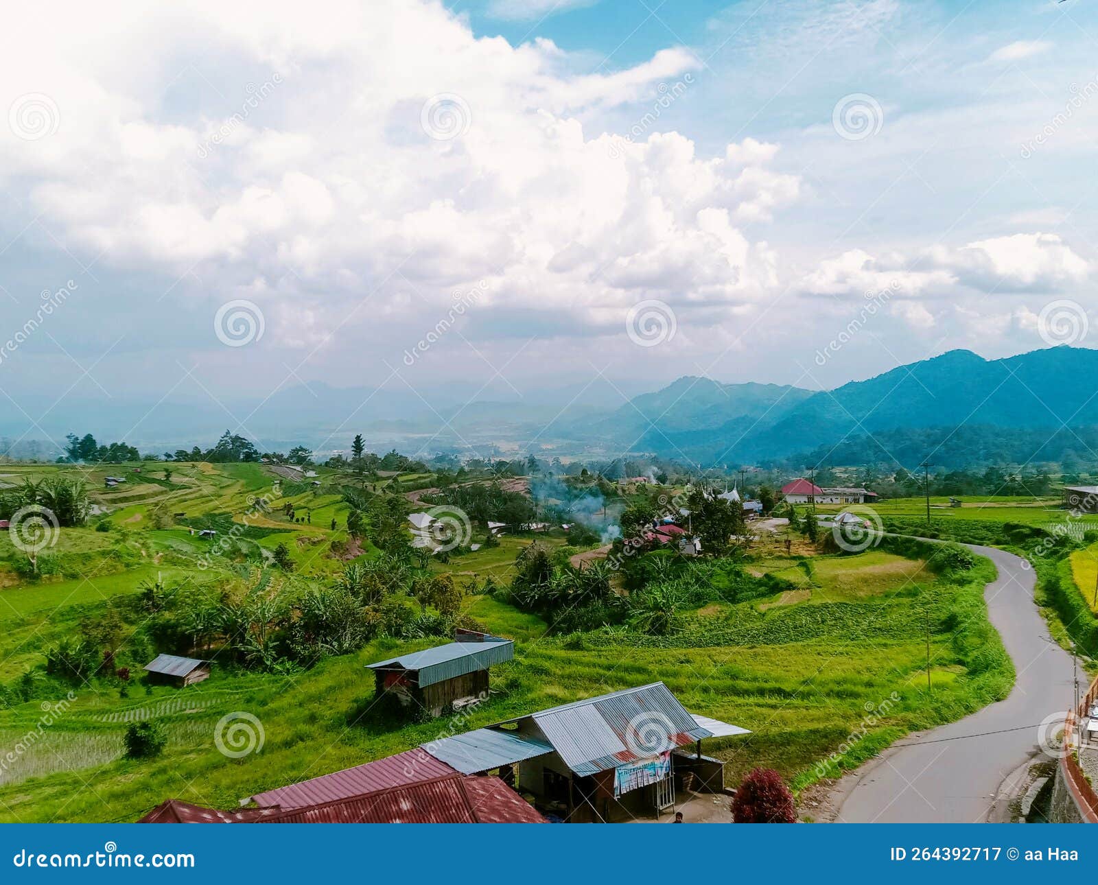 Pariangan Natural Scenery in Padang Editorial Photography - Image of ...