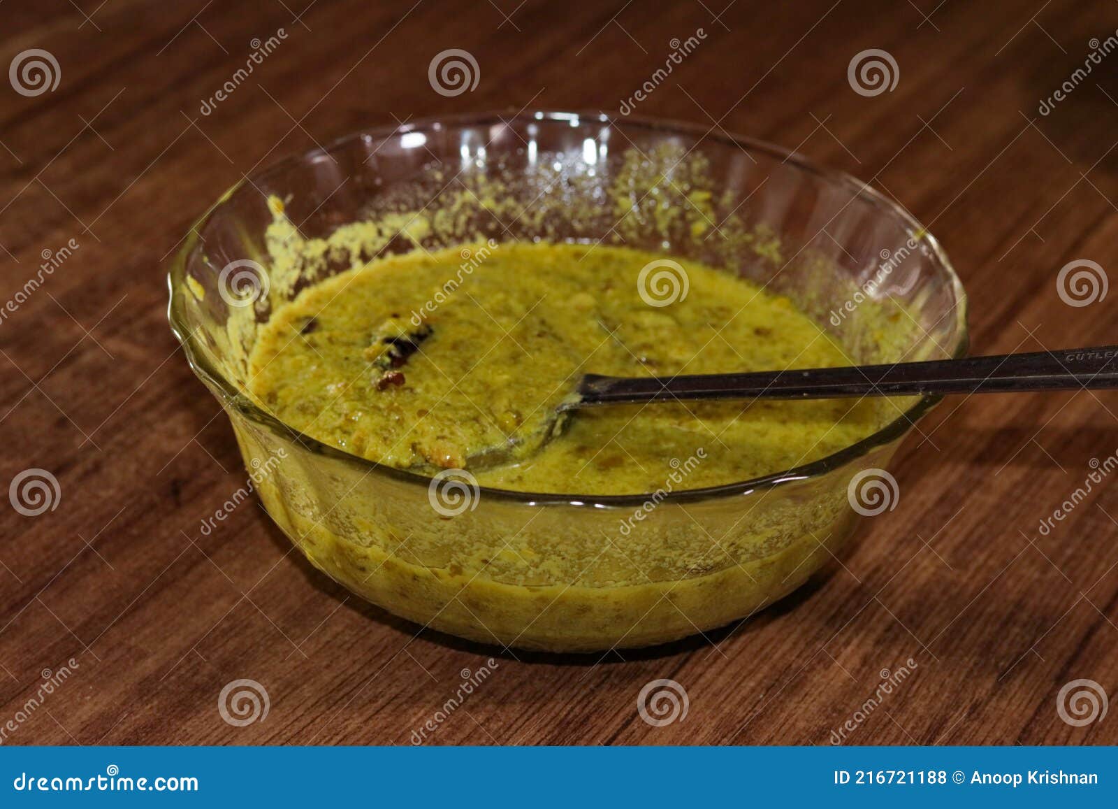Parippu Curry, The First Course Of Kerala Sadya. Boiled Moong Dal ...