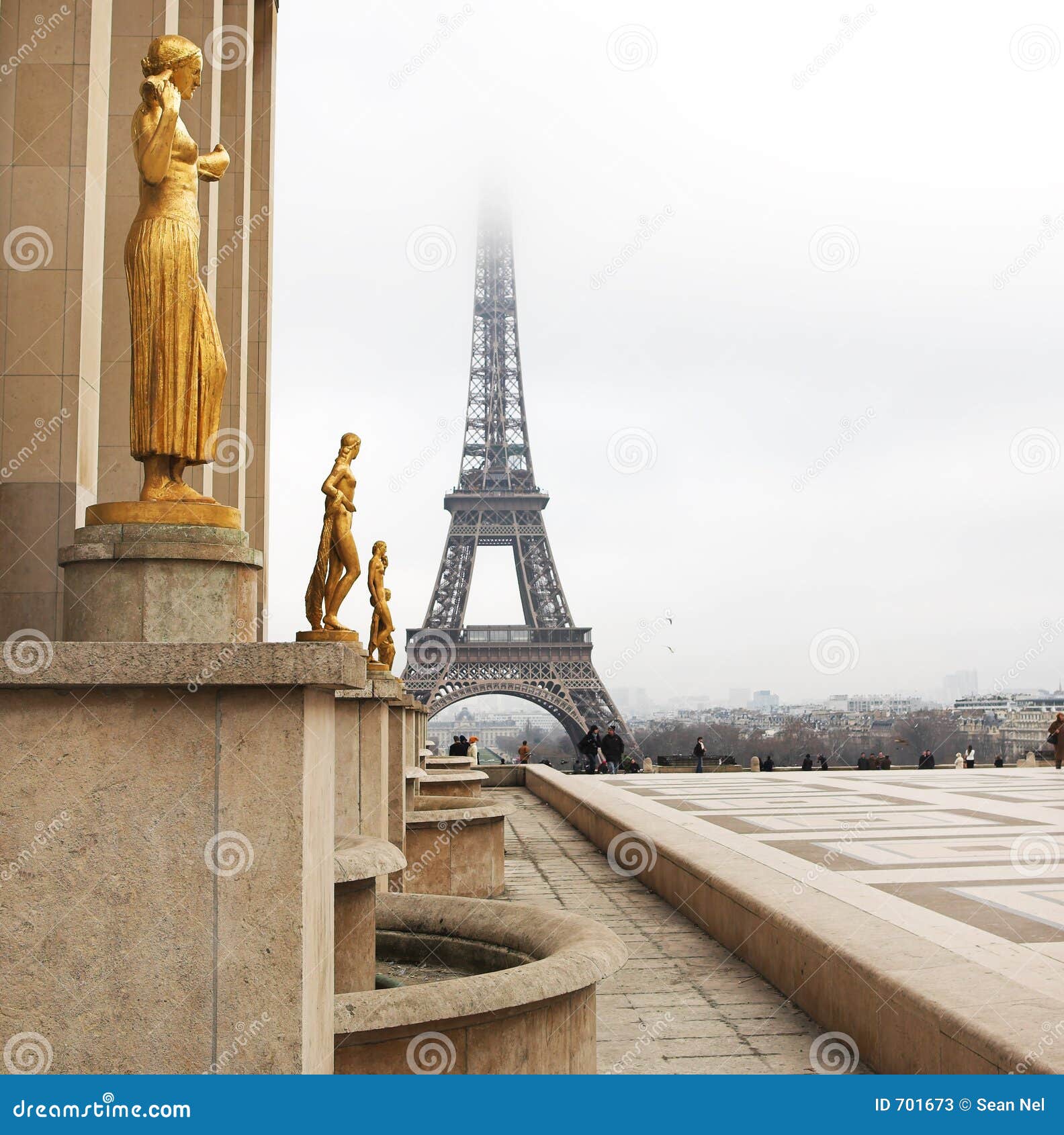Paris 69 Stock Image Image Of Copy Golden Square Gold 701673