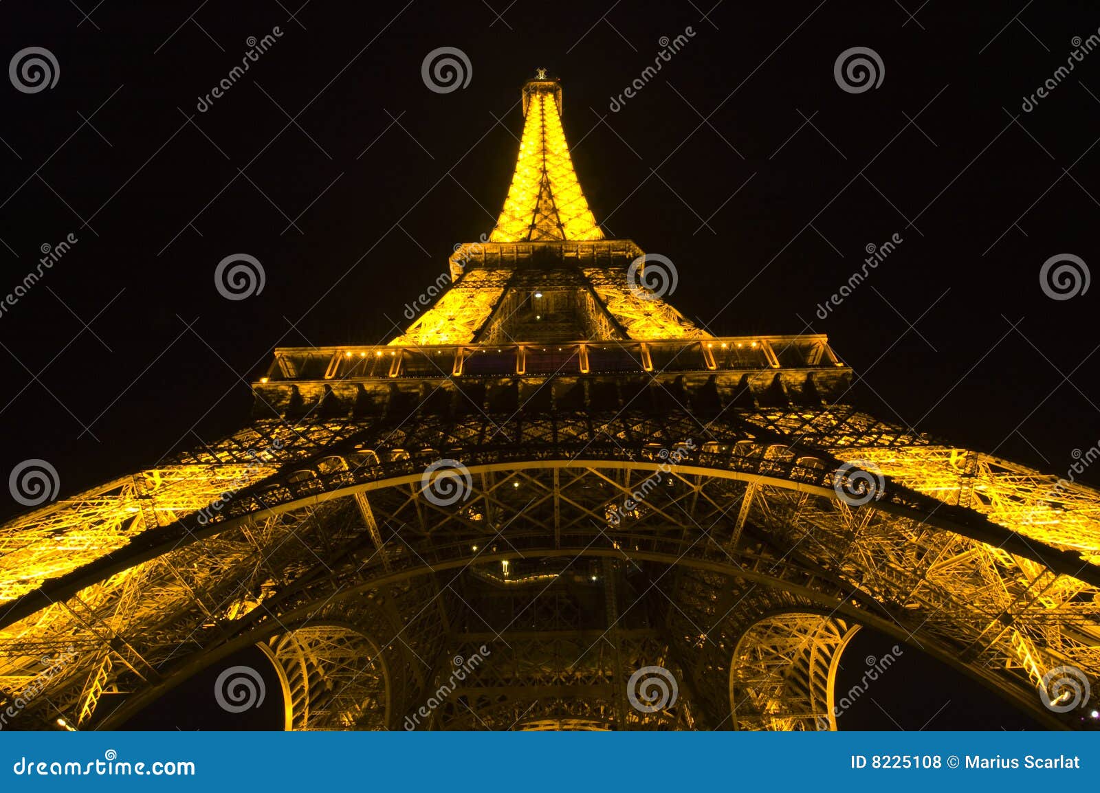 Paris editorial stock photo. Image of pylon, arch, scene - 8225108