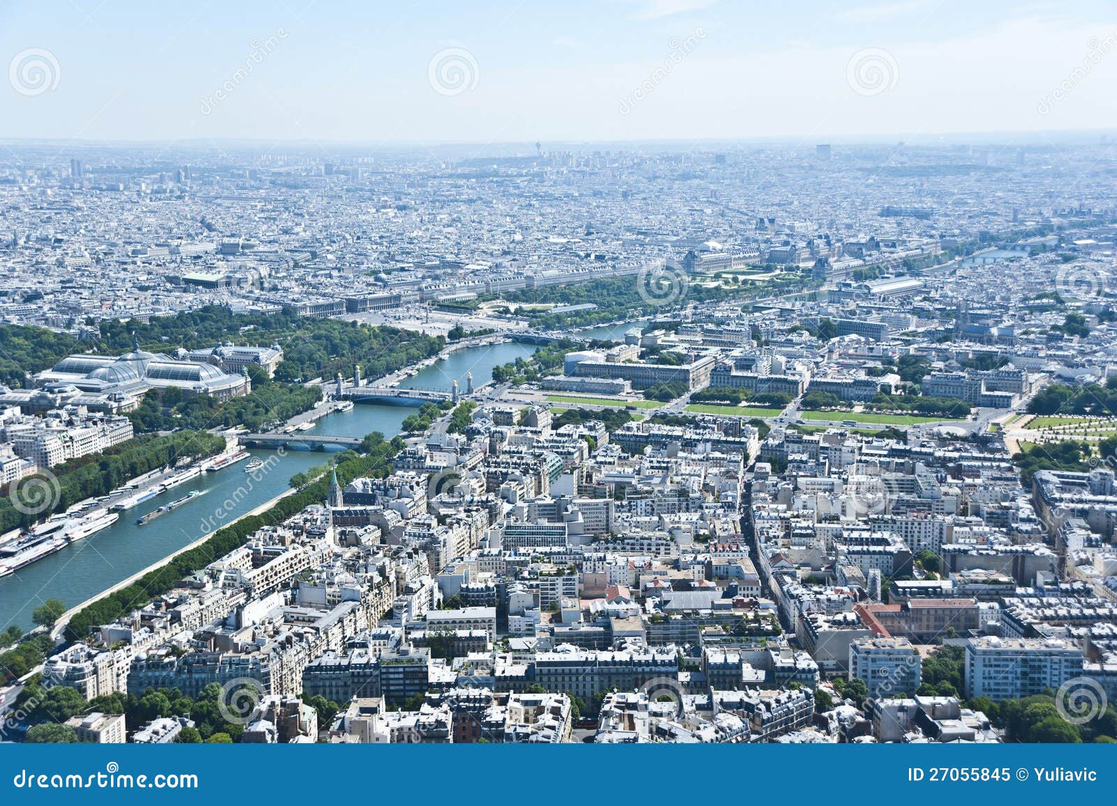 Paris from above. stock image. Image of culture, monument - 27055845