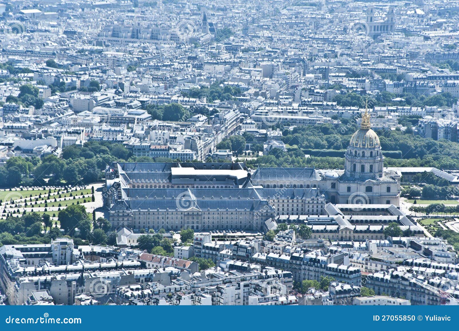 Paris from above stock photo. Image of historical, europe - 27055850