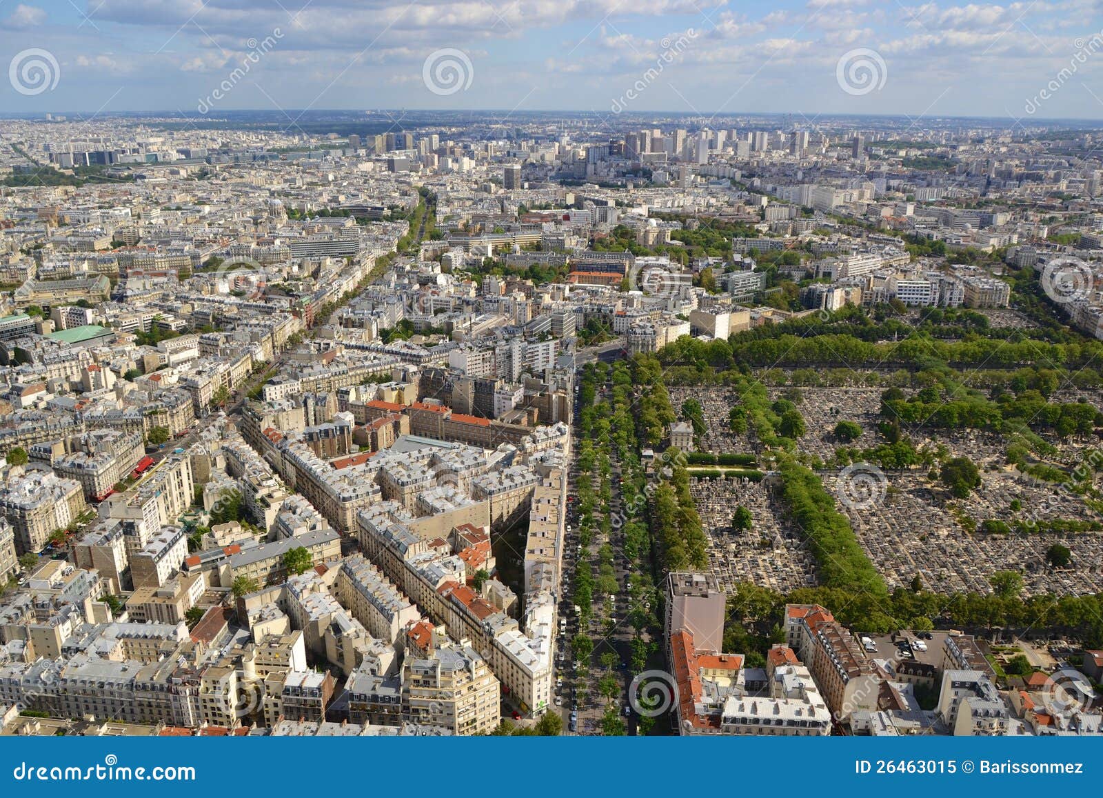 Paris aerial view stock image. Image of paris, aerial - 26463015