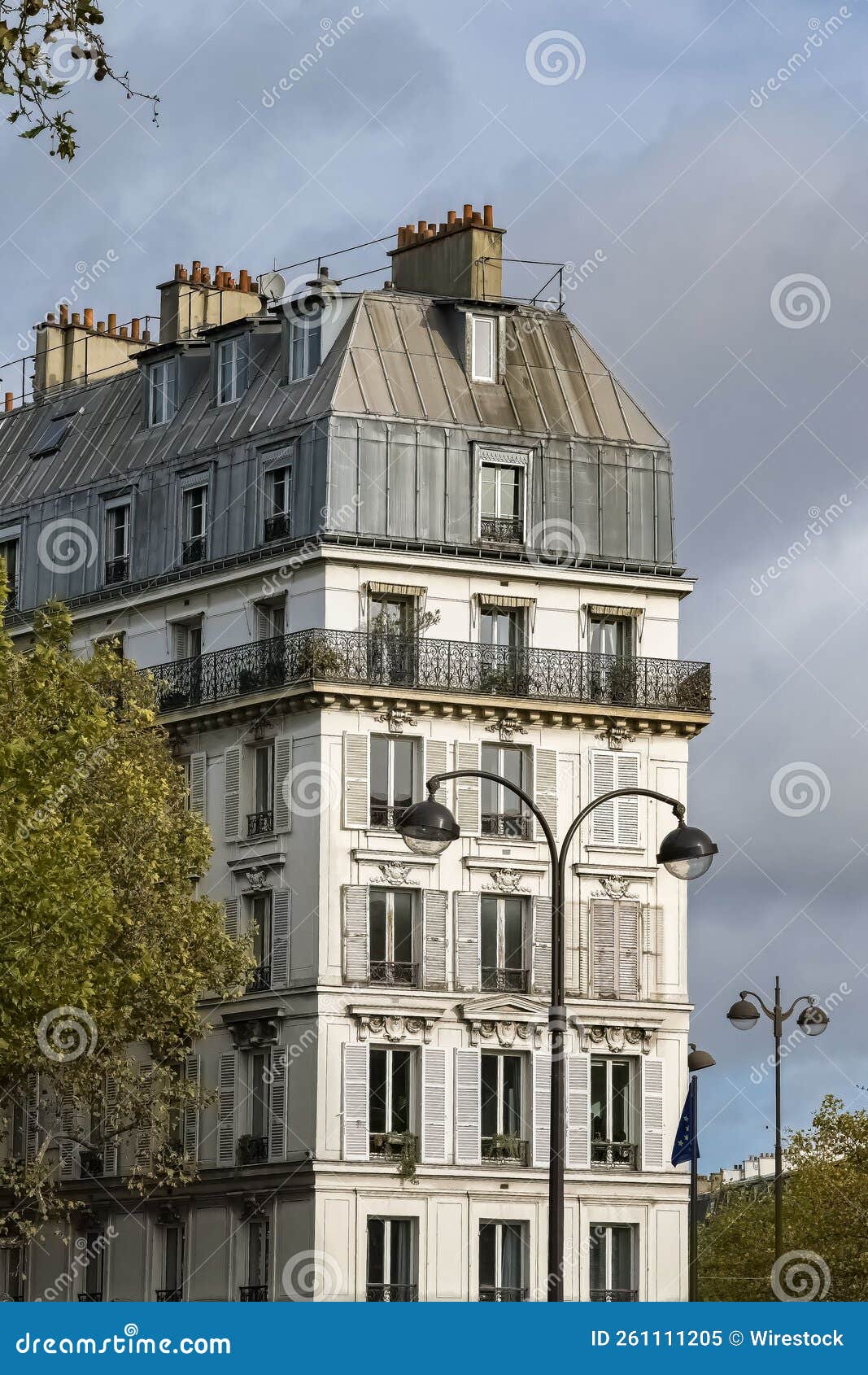 Paris, ancient buildings stock image. Image of exterior - 261111205