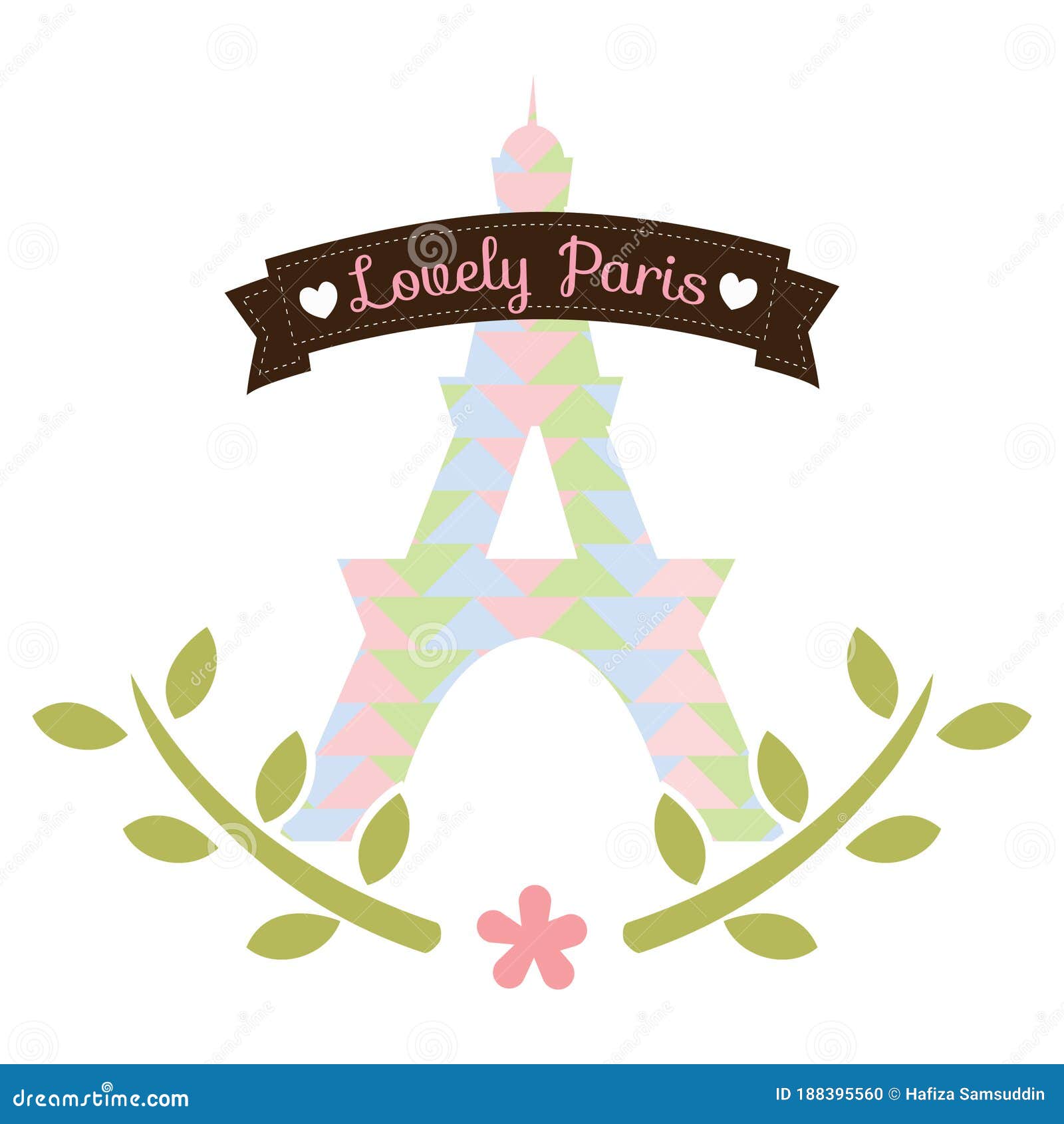 Paris Banner. Vector Illustration Decorative Design Stock Vector ...