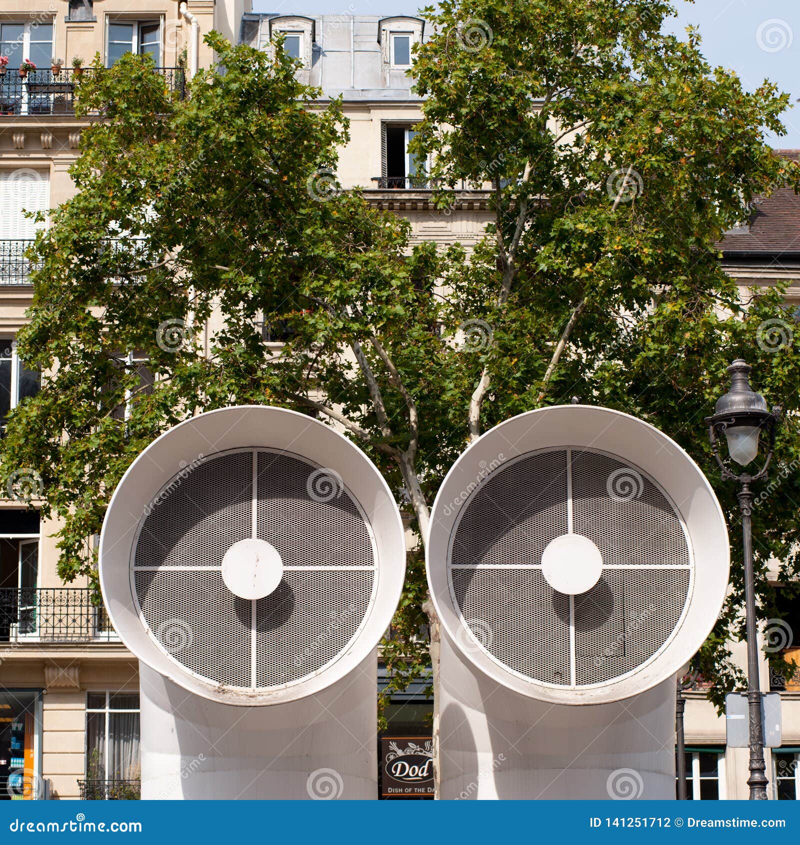 Paris Beaubourg Centre Pompidou Architecture Geometry Editorial ...