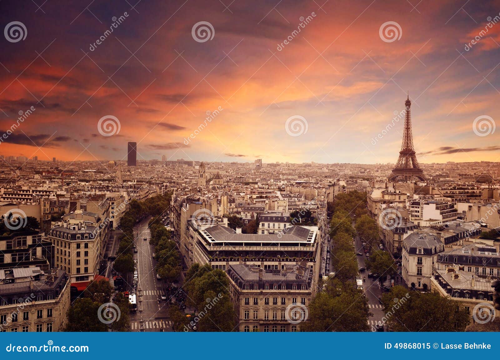 Paris stock image. Image of outlook, scenic, building - 49868015
