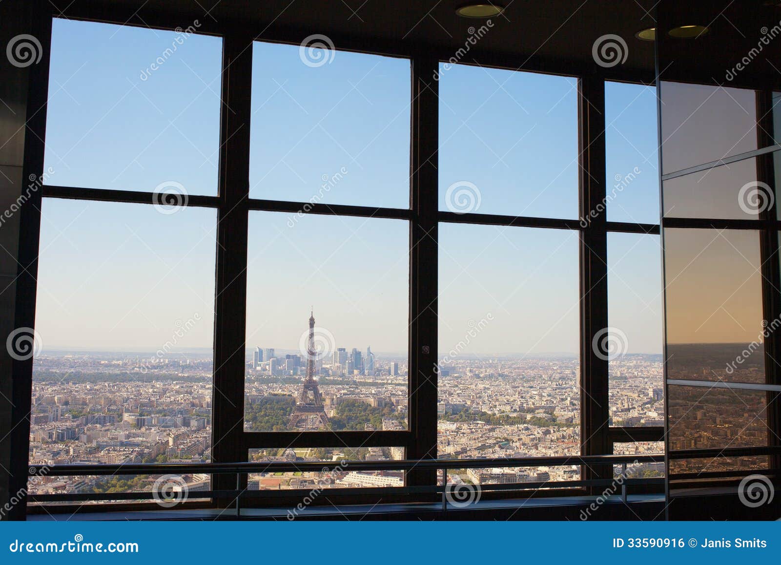 Paris behind window. stock photo. Image of light, travel - 33590916