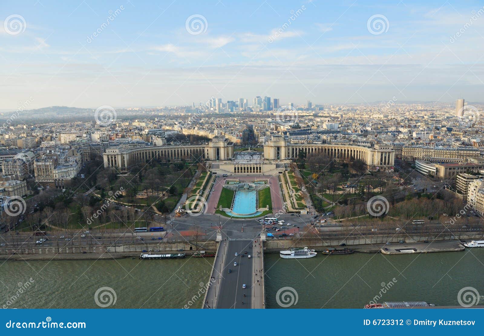 Paris bird s eye view stock photo. Image of landmark, district - 6723312