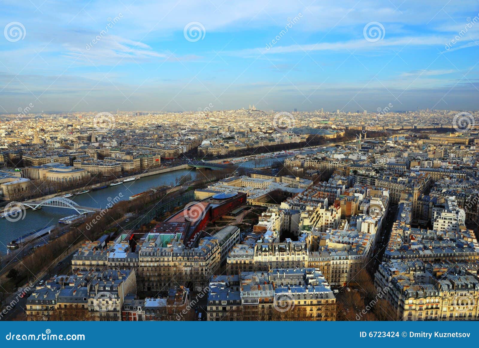 Paris bird s eye view stock photo. Image of avenue, house - 6723424