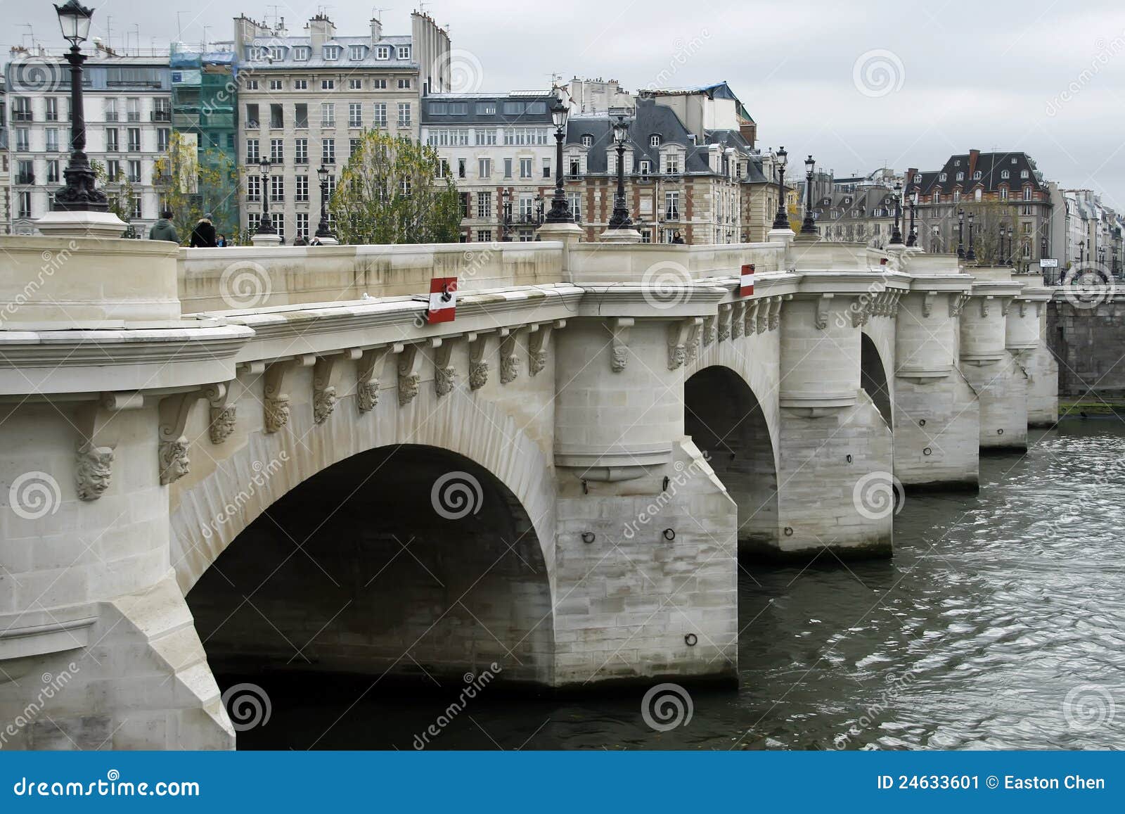 Paris Bridge stock image. Image of river, island, paris - 24633601