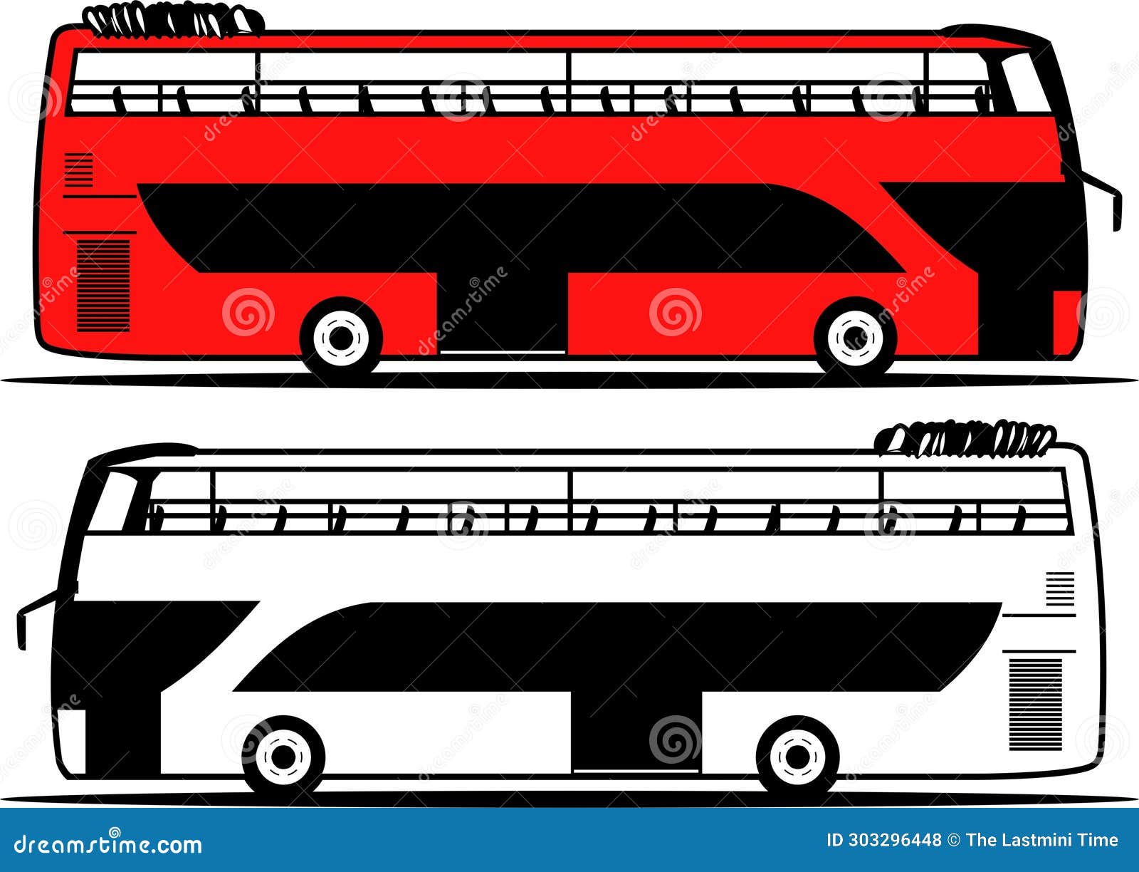 Paris bus design vector stock vector. Illustration of landscape - 303296448