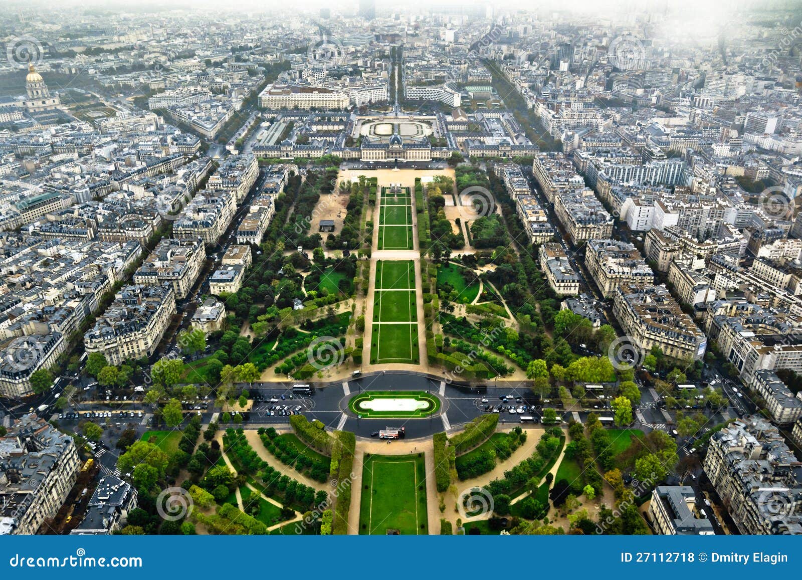 Paris center aerial view stock photo. Image of house - 27112718